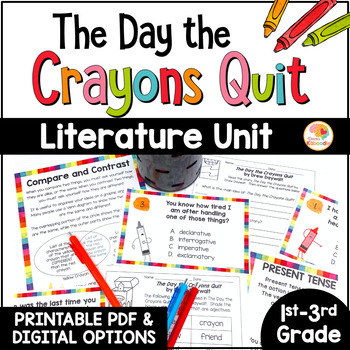The Day the Crayons Quit Literature Activities