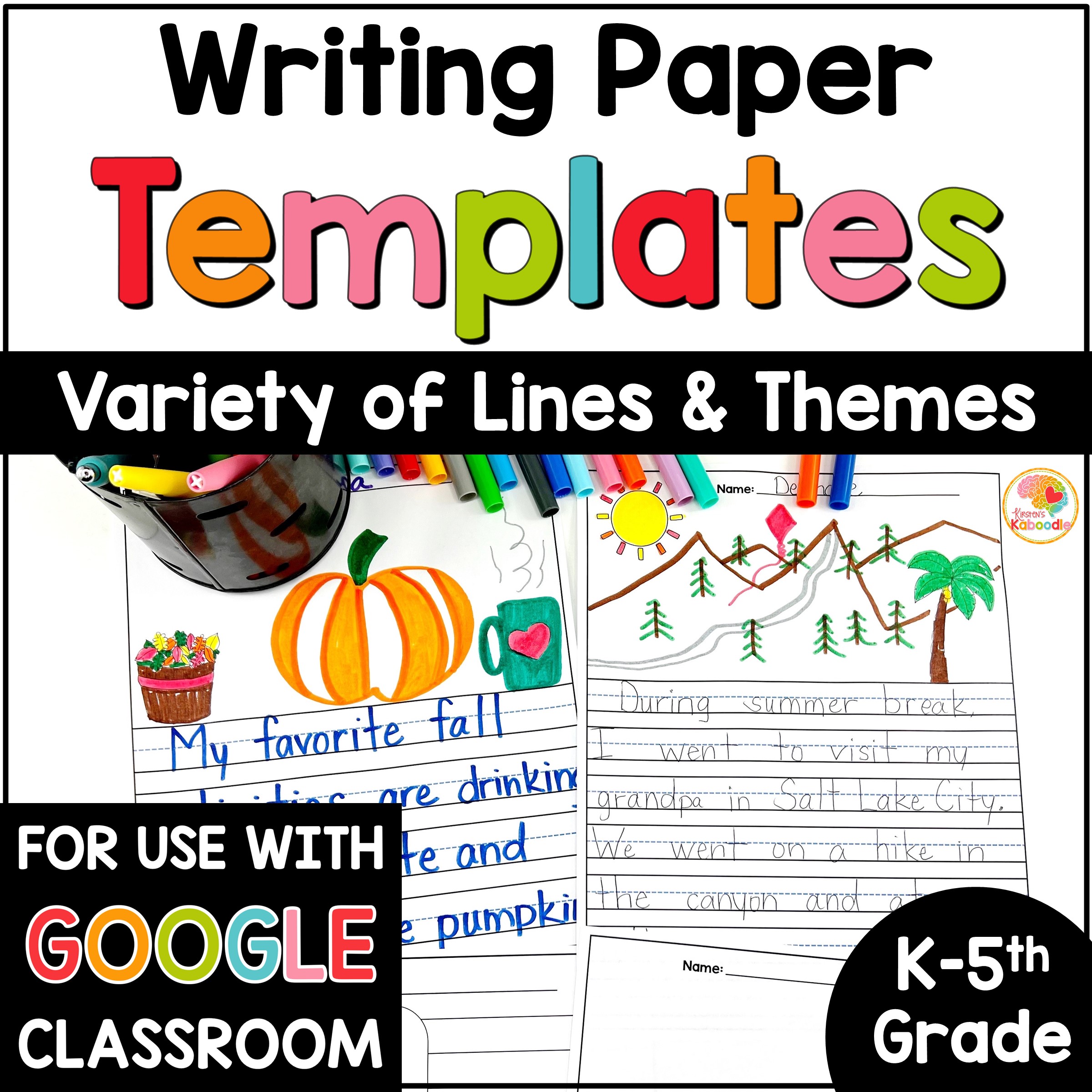 Blank Writing Paper Templates