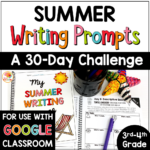 30 Day Summer Writing Challenge for 3rd and 4th Grade