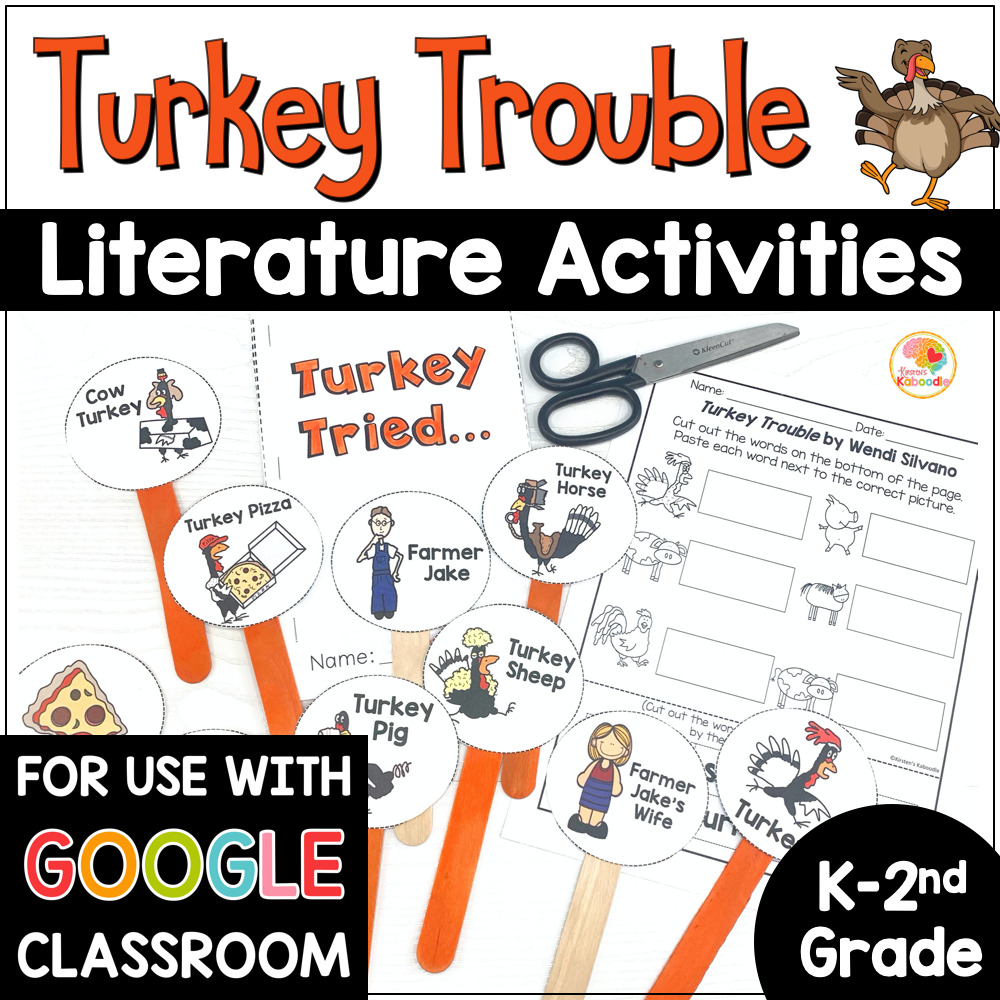 Turkey Trouble Literature Unit Activities