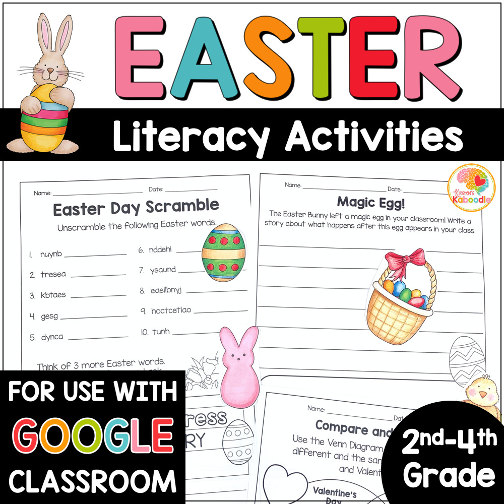 Easter Literacy Activities - NO PREP