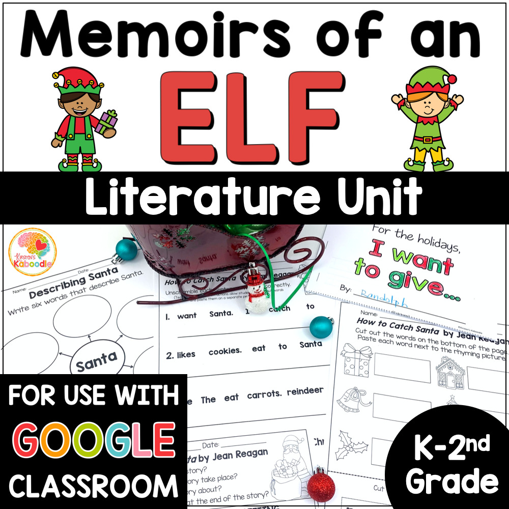 Memoirs of an Elf Activities