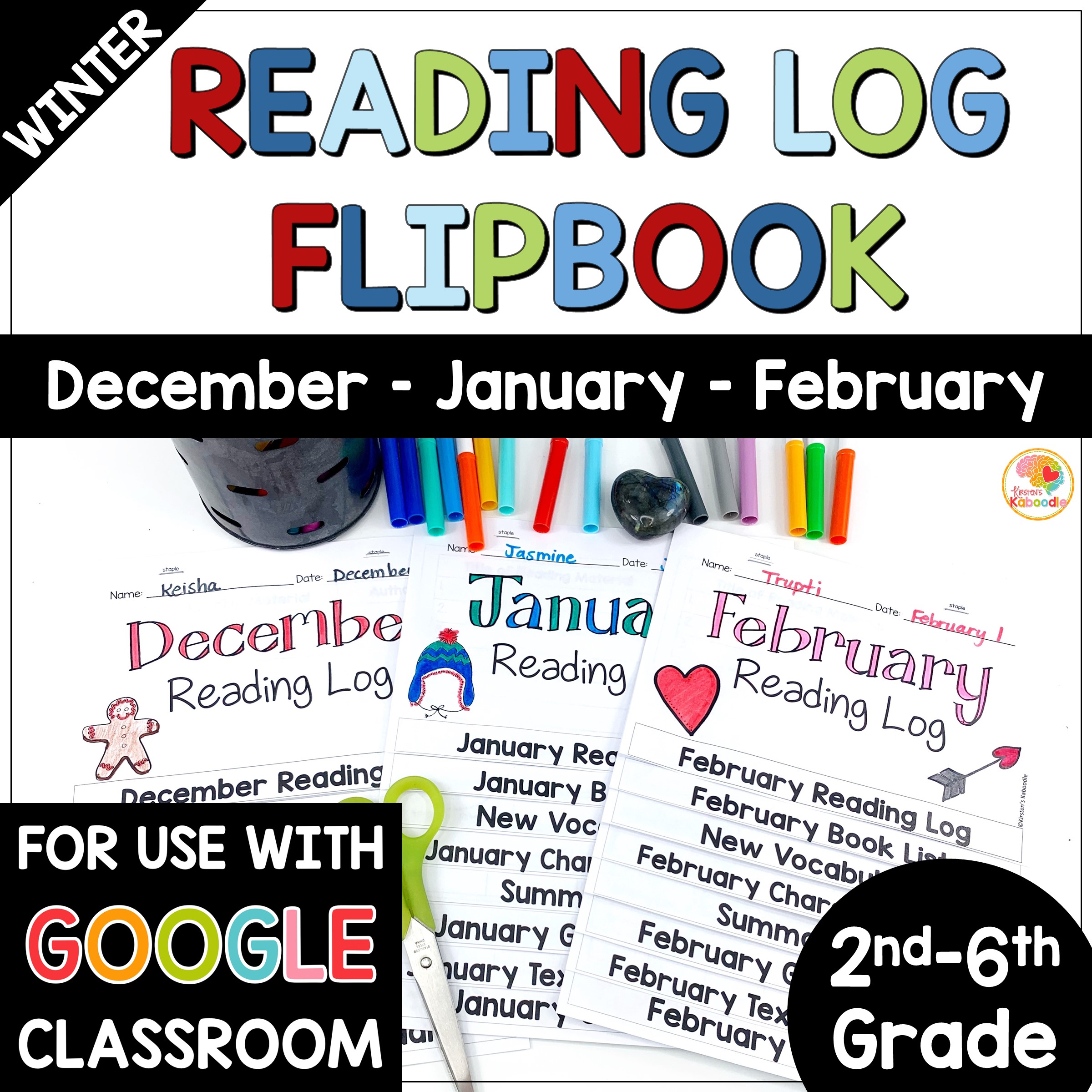 Reading Logs - Winter Flip Books