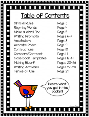 The Book With No Pictures Activities