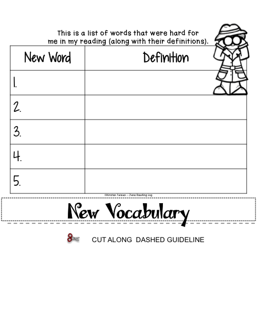 Reading Logs - Flip Books for Summer