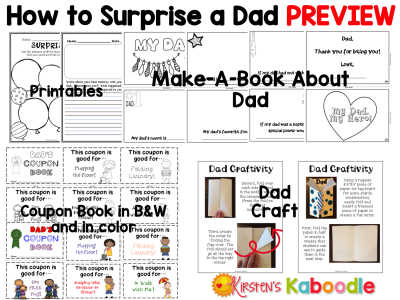 Father's Day Activities - How to Surprise a Dad
