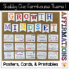 Growth Mindset Farmhouse Bulletin Board Posters • Kirsten's Kaboodle