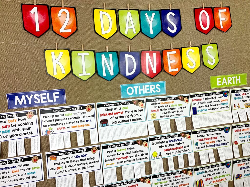 12 Days of Kindness Activities: Kindness Challenge with Digital Option ...