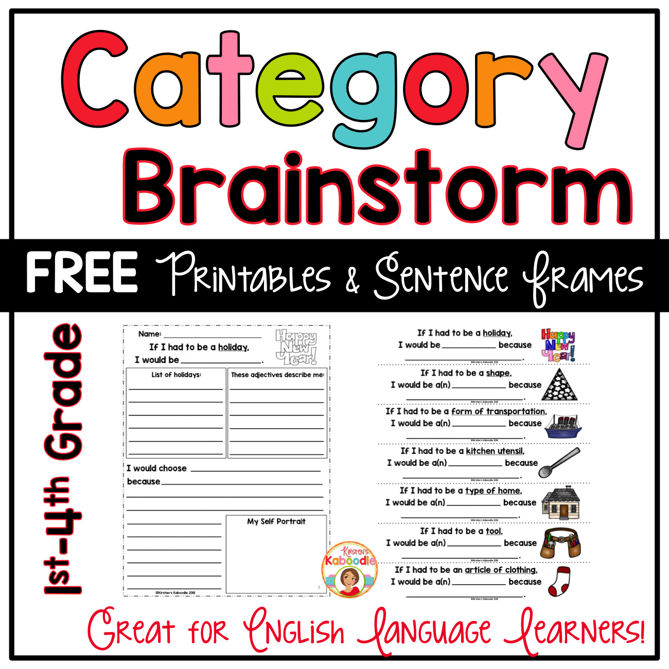 Free Category Brainstorm For Writing Kirsten s Kaboodle Free Category Brainstorm For Writing Kirsten s Kaboodle