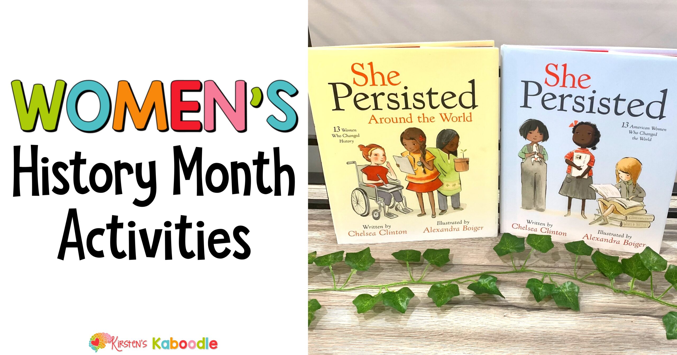 Activities for Women's History Month • Kirsten's Kaboodle