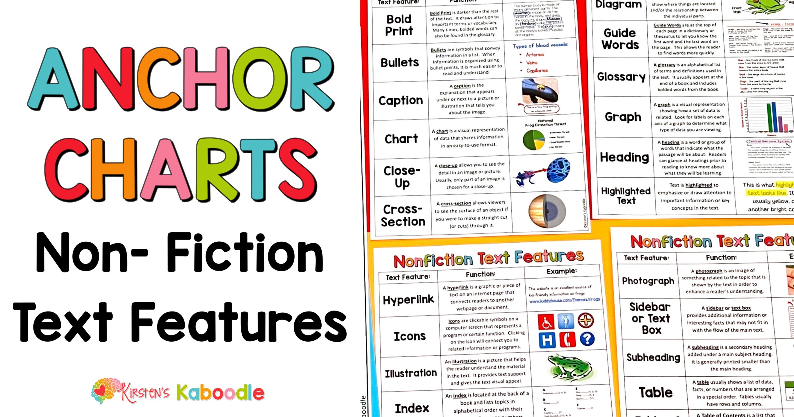 Nonfiction Text Features Kirsten s Kaboodle