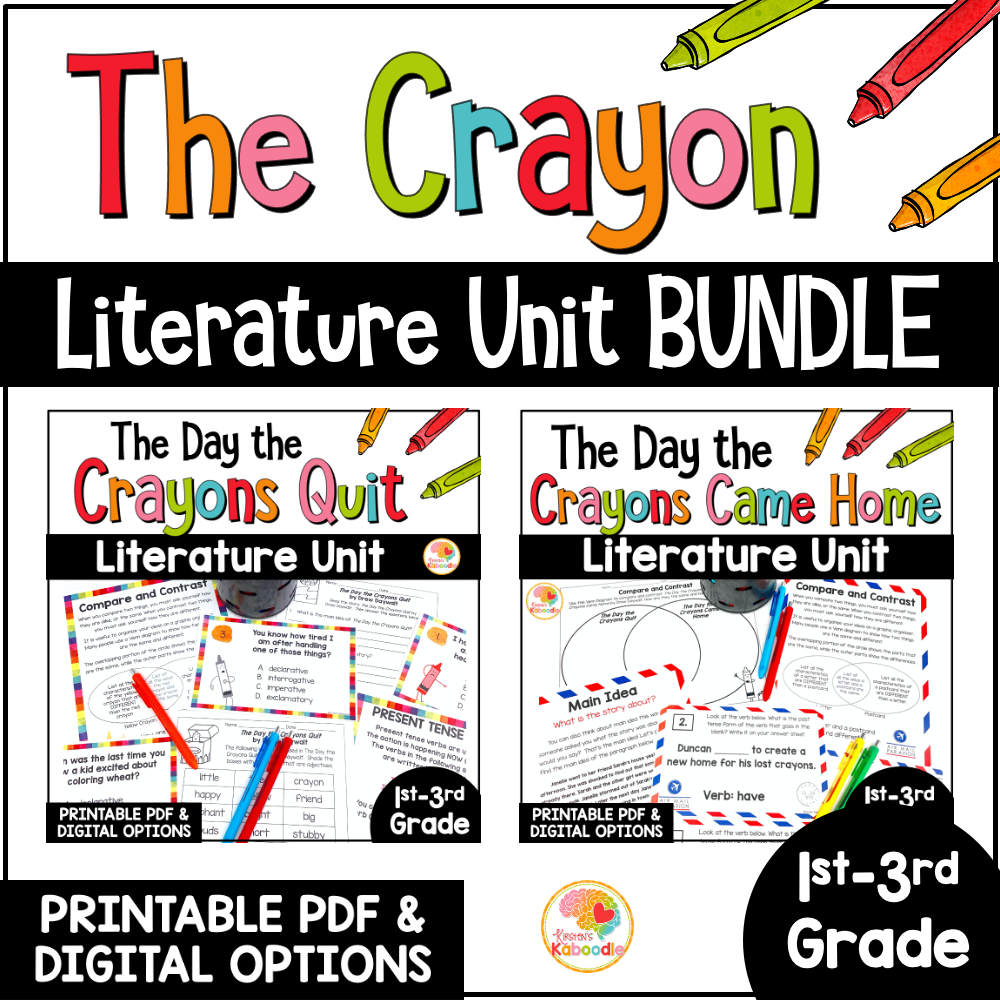 Activities for "The Day the Crayons Came Home" by Drew Daywalt